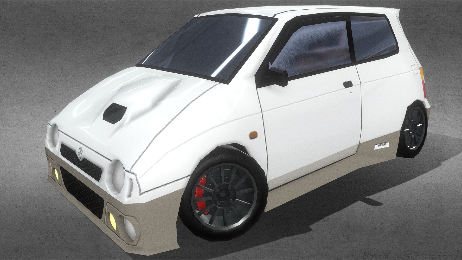 Stylized Suzuki Alto Works - Download Free 3D model by EddyNL [467f2e2 ...