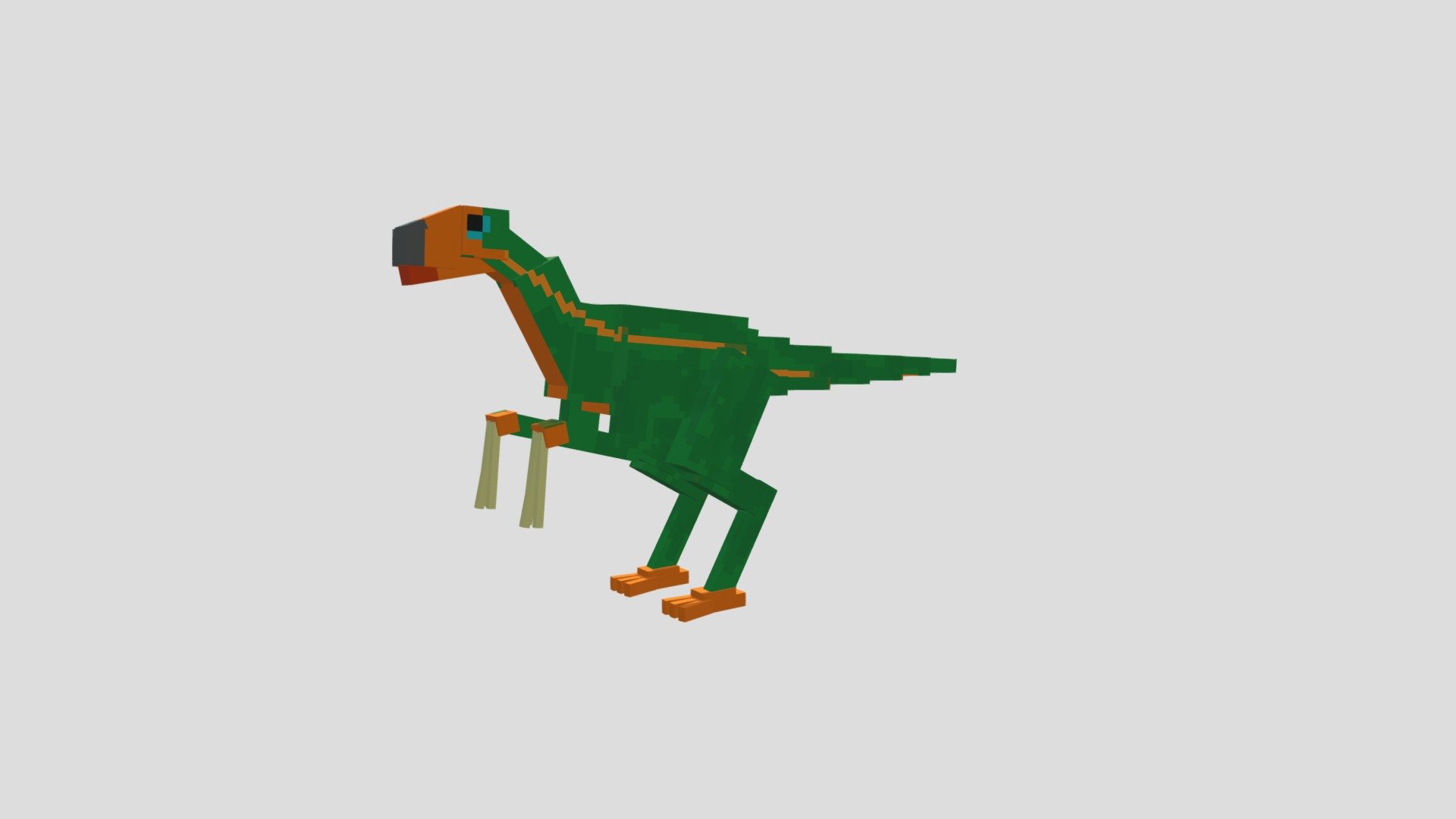 therizinosaurus minecraft model - Download Free 3D model by бобер/bober ...