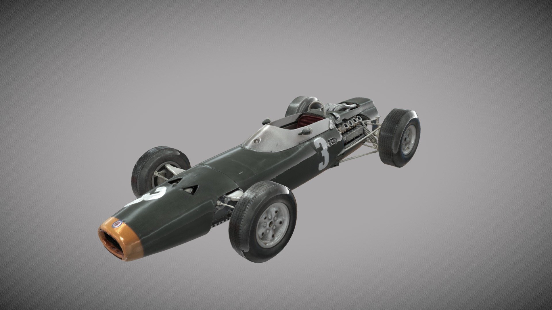 BRM P261 Racing Car Model - 3D model by GenusDigitise [467feb3] - Sketchfab