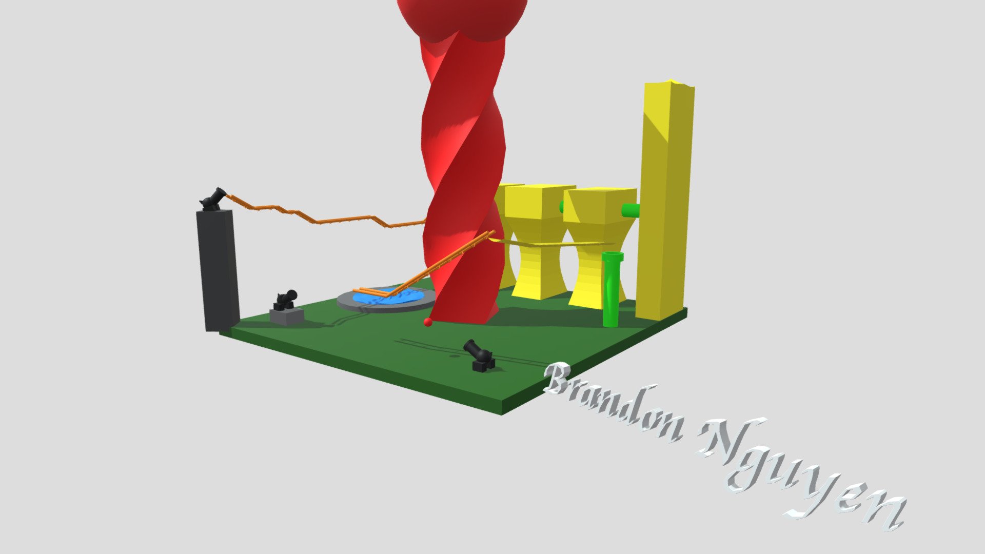 Marble Madness Animation - Download Free 3D model by Brandon Nguyen ...
