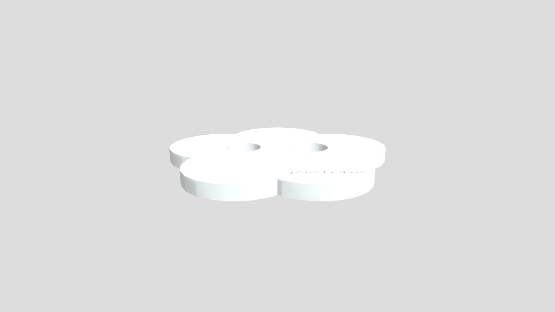 Flower Button - 3D model by cristinamatzar01 [4680450] - Sketchfab