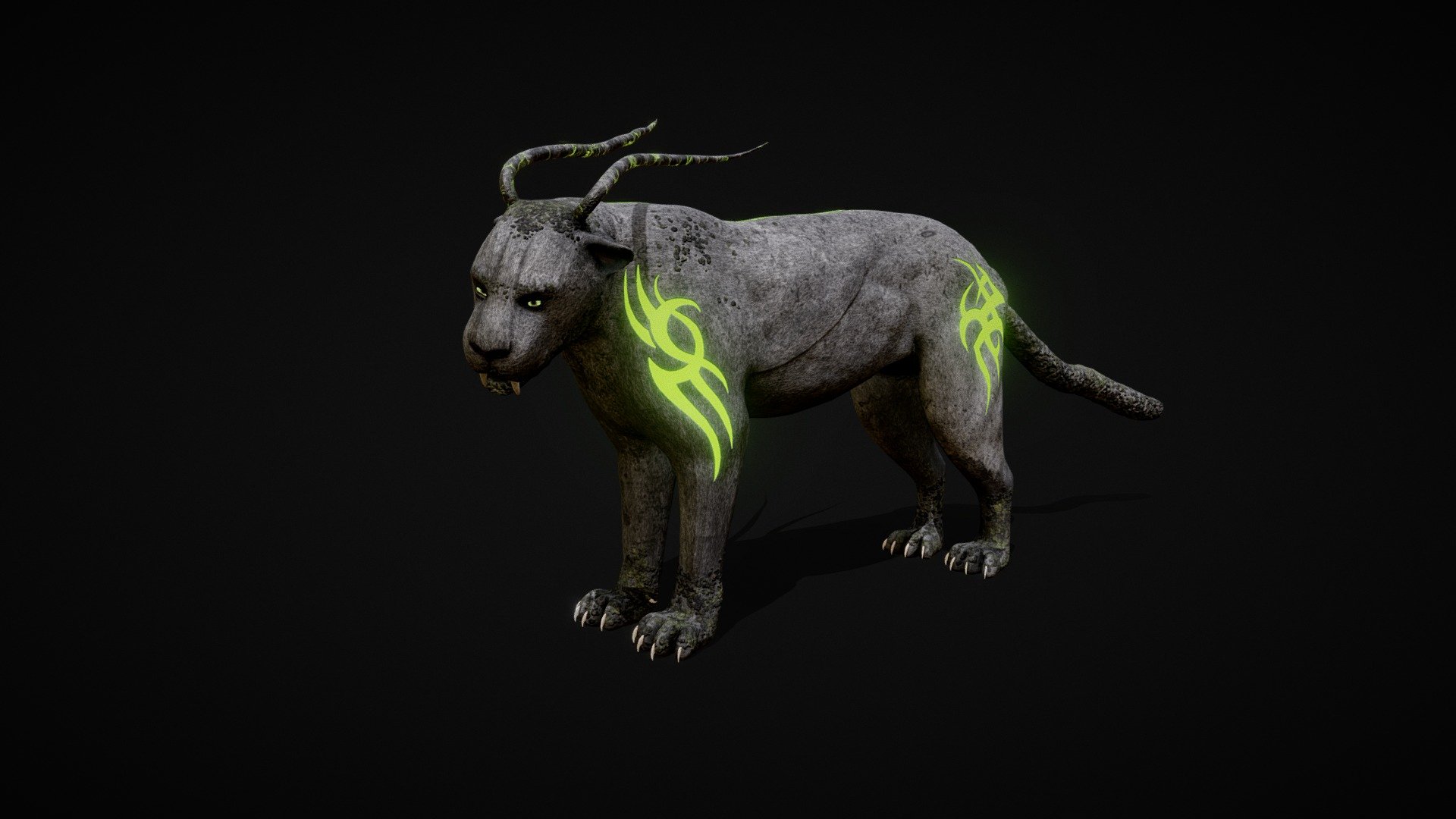 Fantasy Predator - 3D model by Xander Glad (@xander_glad) [46808f3 ...