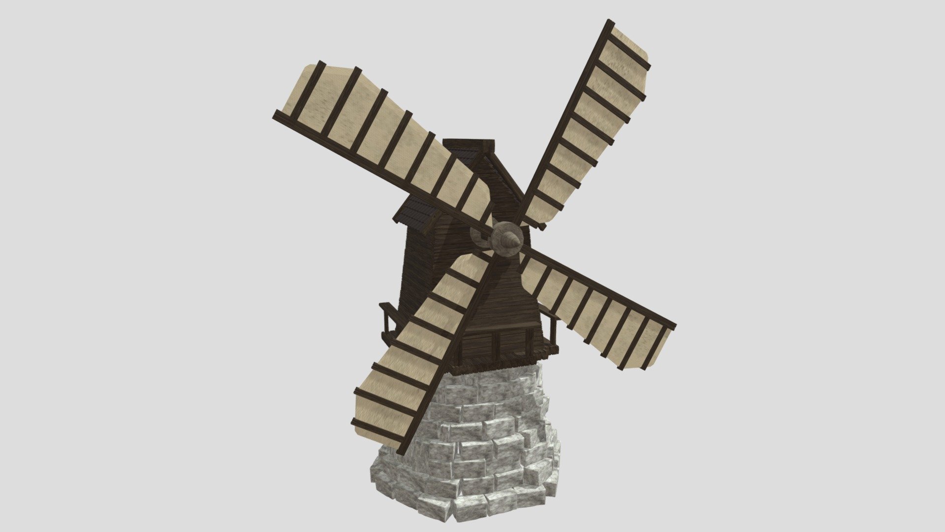 Windmill - Download Free 3D model by Holly_Climpson [4680add] - Sketchfab