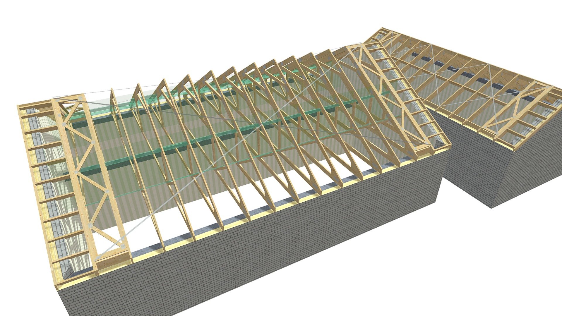 Engineering Roof Structure - 3D model by KD - INVEST inwestycje i ...