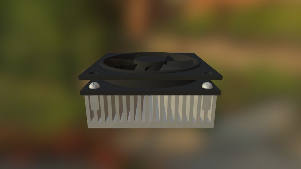 CPU Fan - 3D model by MeganJT [4683b9d] - Sketchfab