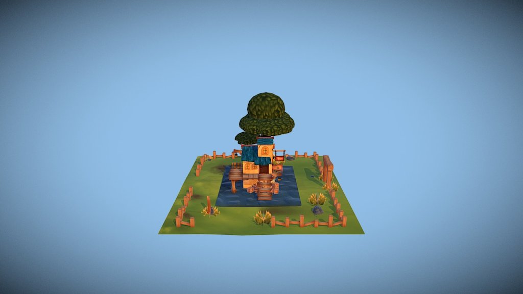 Exterior House - 3D model by Jessica Garriga (@jessicagarriga) [4683c0e ...