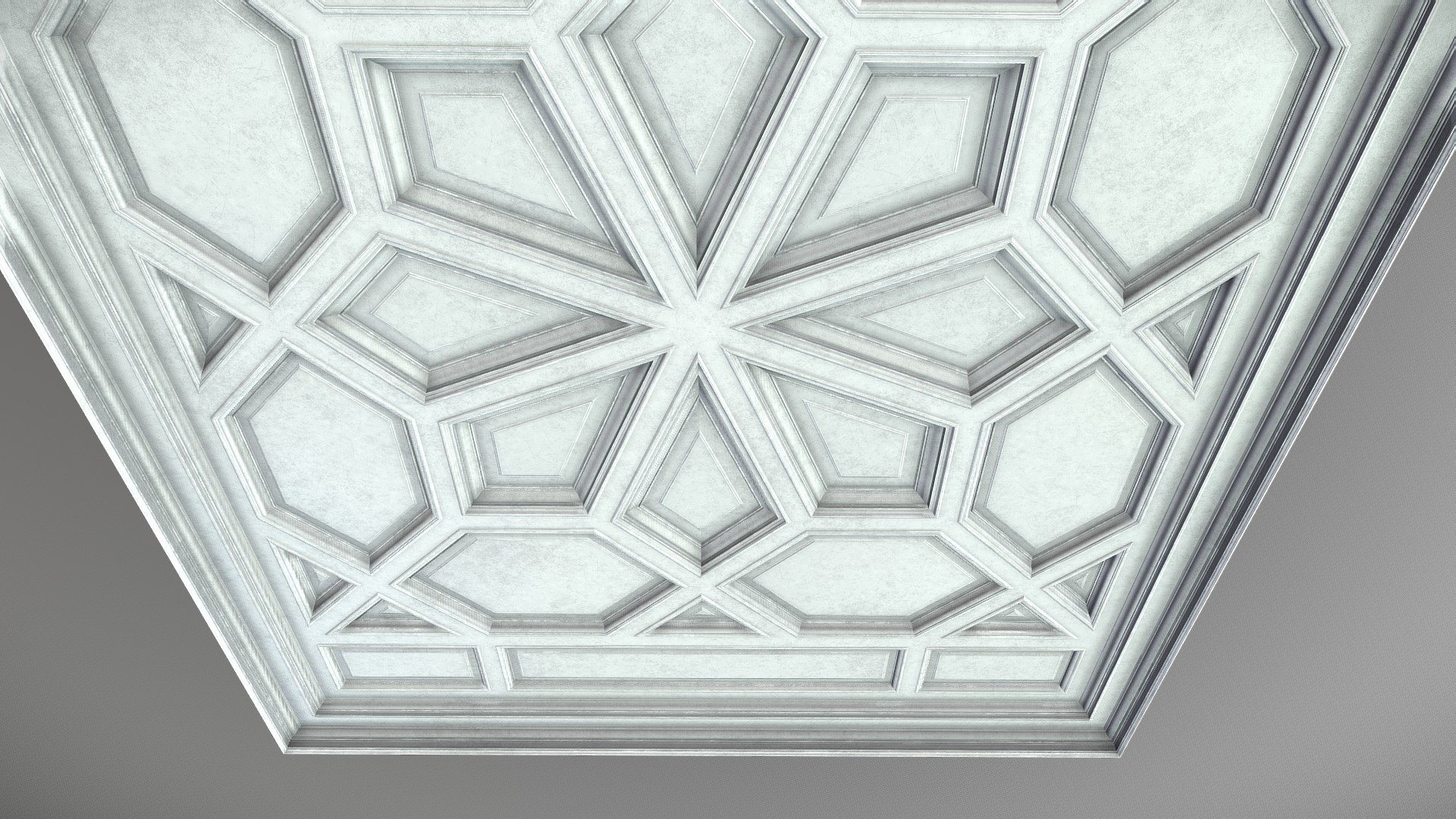 Ceiling Design Pl-c4 Low-Poly version - Download Free 3D model by ...