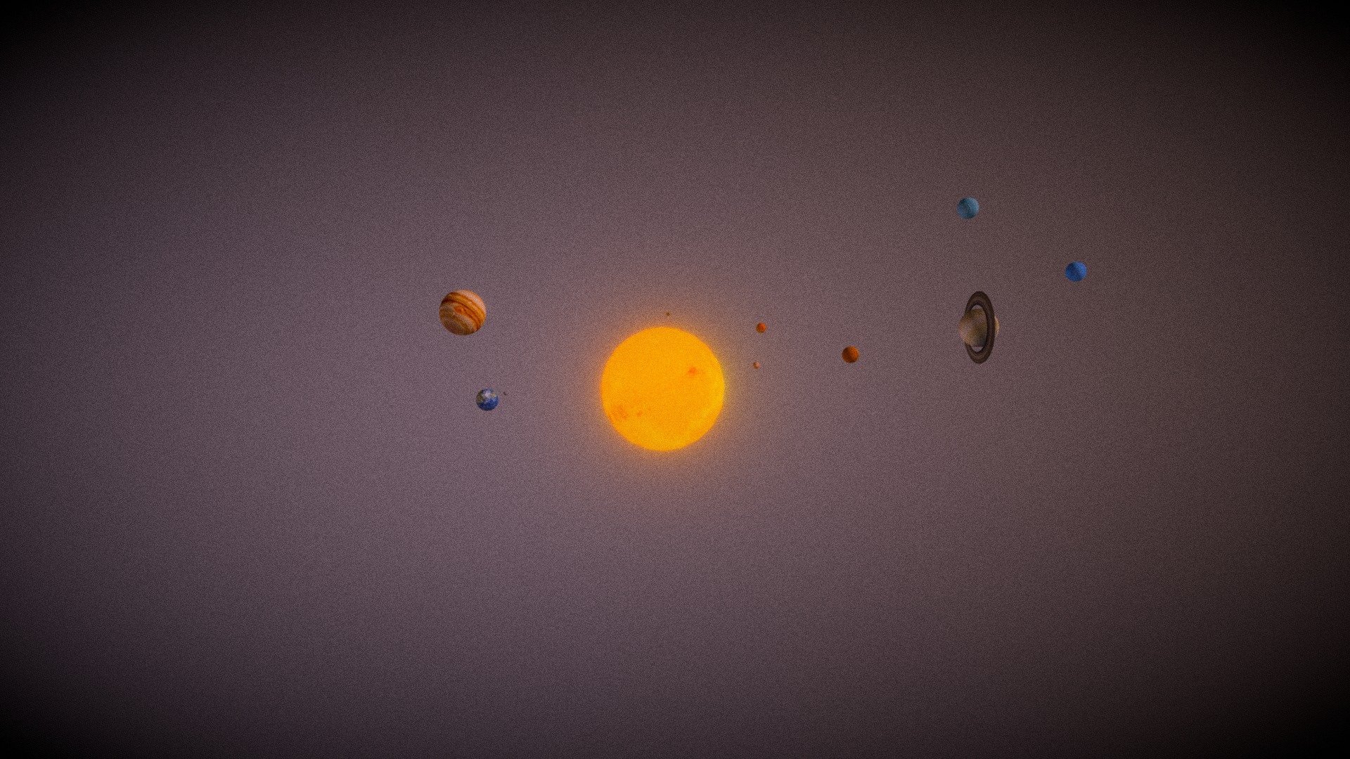 Solar System Animation - 3D model by ibby__w [4685d52] - Sketchfab