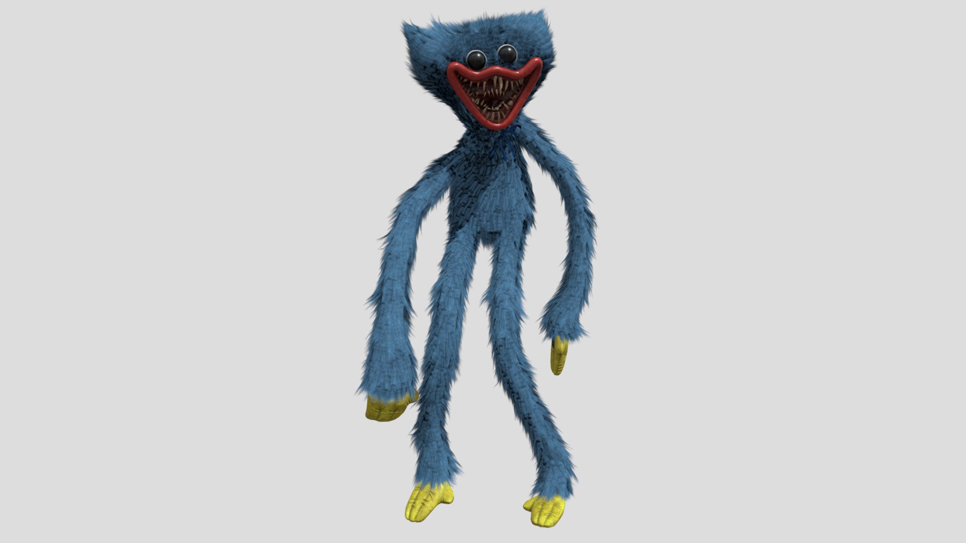 Poppy Playtime Chapter 4 | Huggy Wuggy - Download Free 3D model by Xoffly [4687f5c] - Sketchfab