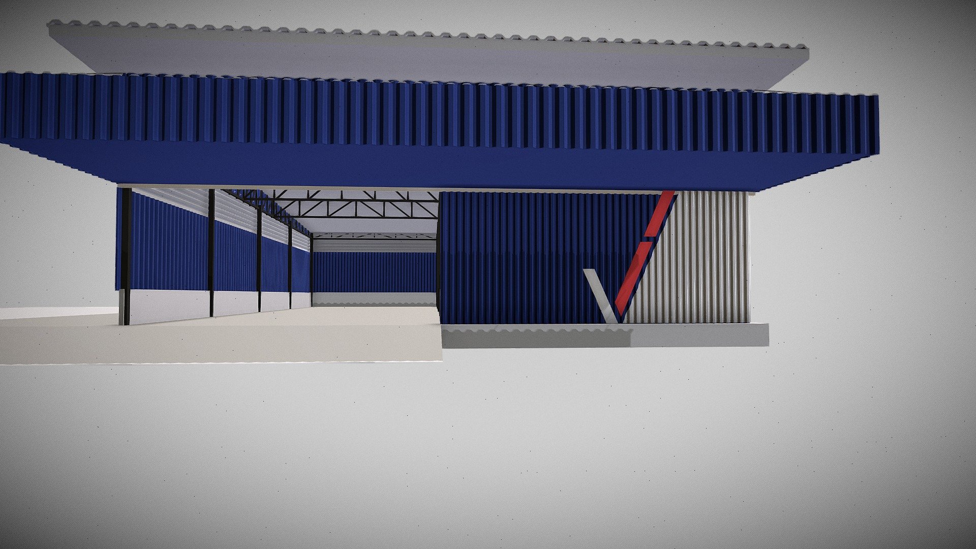 Khlong 9 Warehouse - 3D model by WEERAPHAT (@weeraphat46) [4688707] - Sketchfab