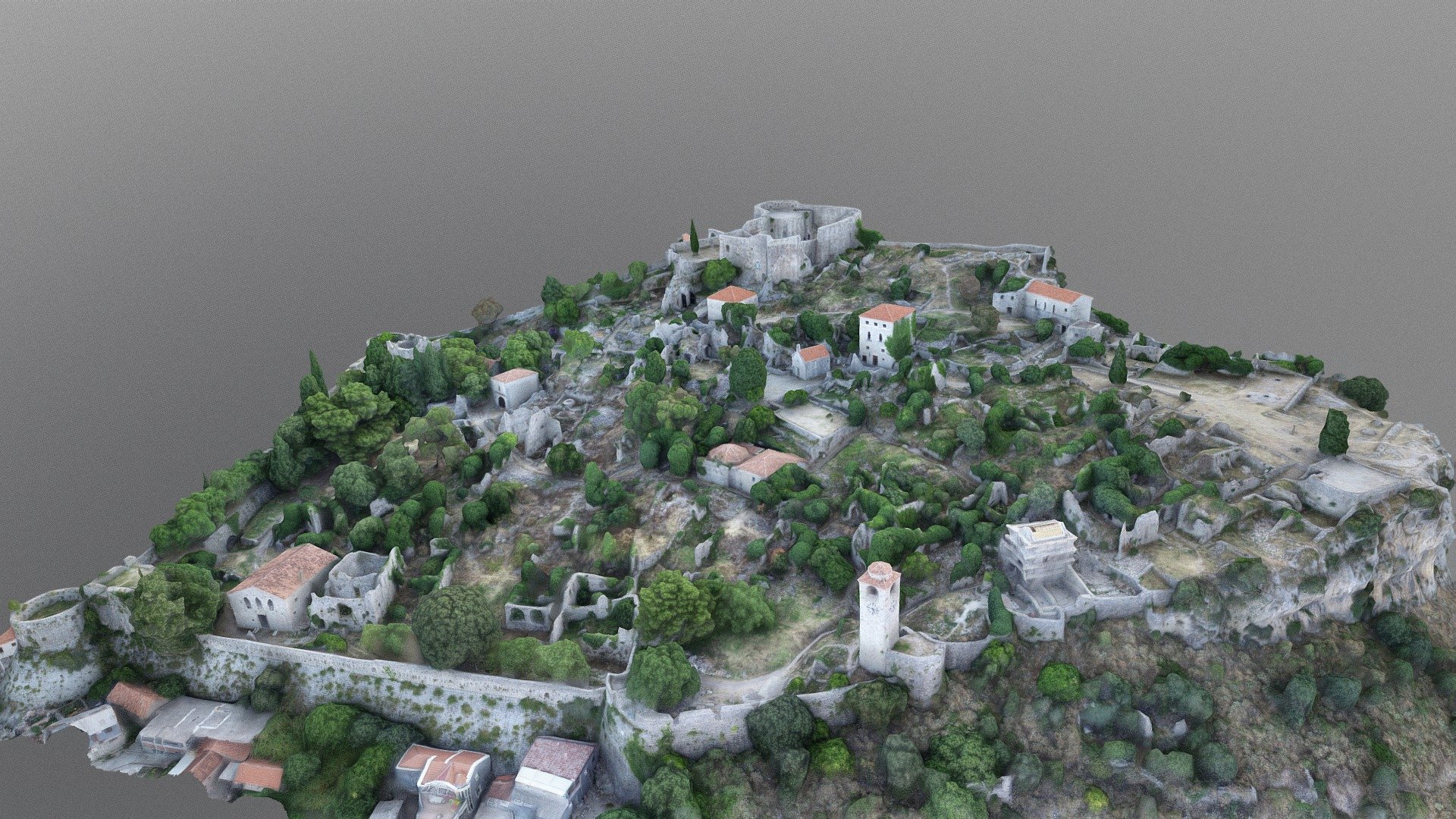 Stari grad Bar - 3D model by darkokvcvc [468a31e] - Sketchfab