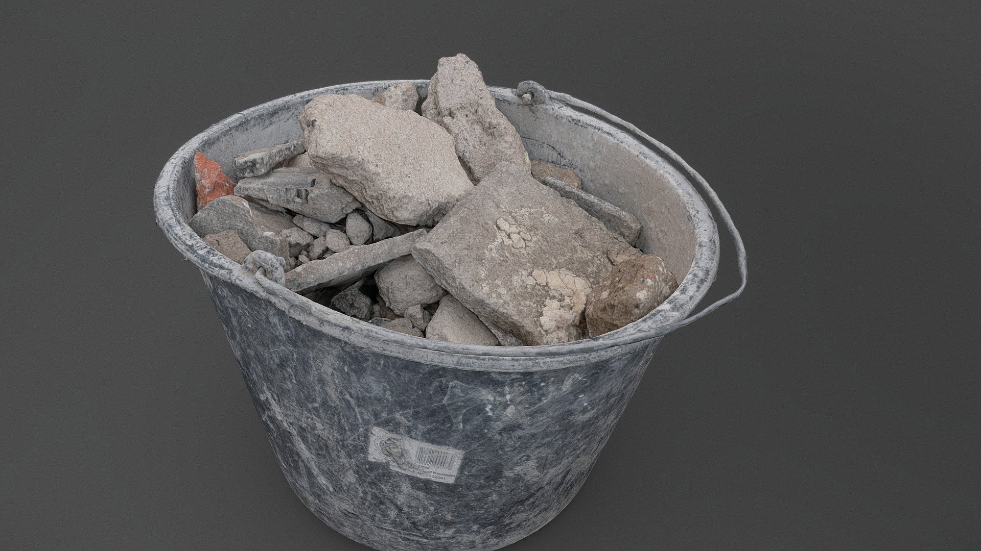 Rubble bucket - Buy Royalty Free 3D model by axonite [468b208 ...