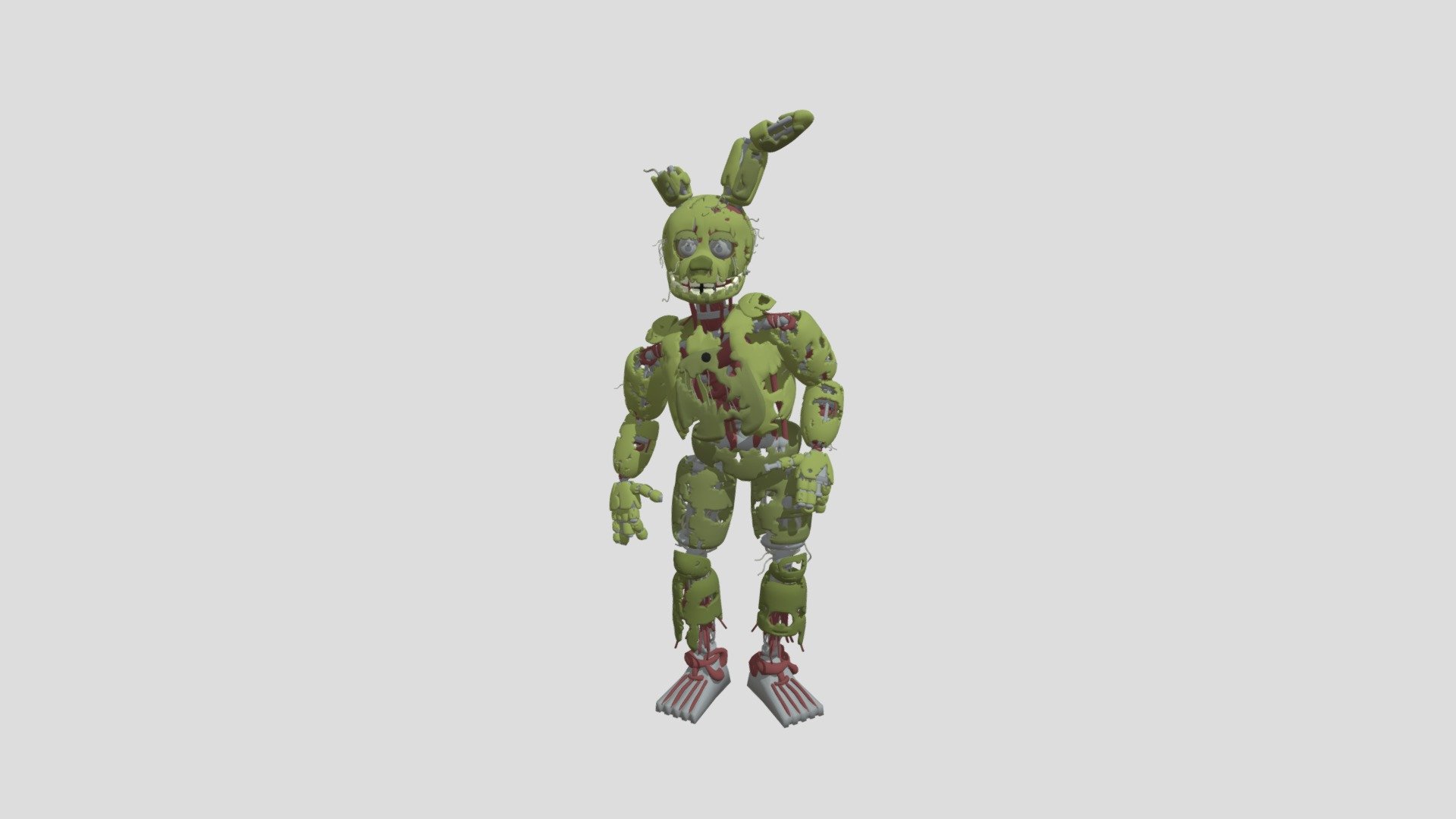 Springtrap head - Download Free 3D model by Hecker2.0 [468b3da] - Sketchfab