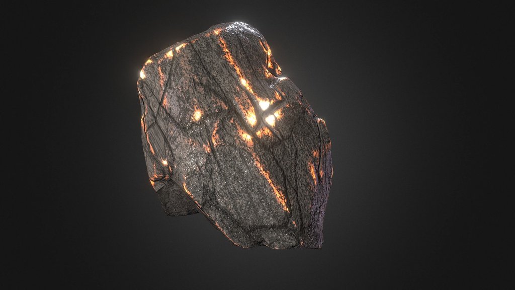 meteorite - 3D model by yodh.kawji [4690df8] - Sketchfab