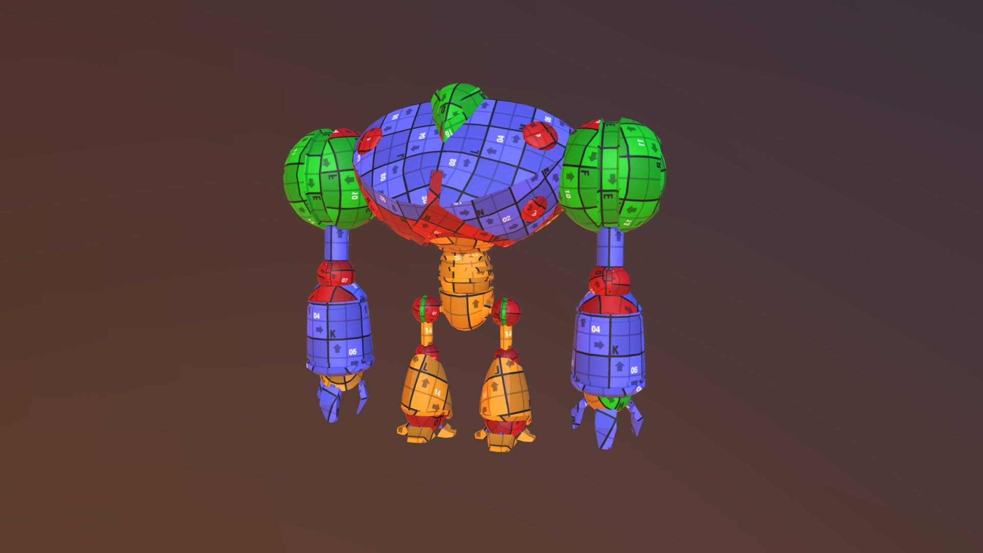 Big Robot UV - 3D model by IngoLingo [4693794] - Sketchfab