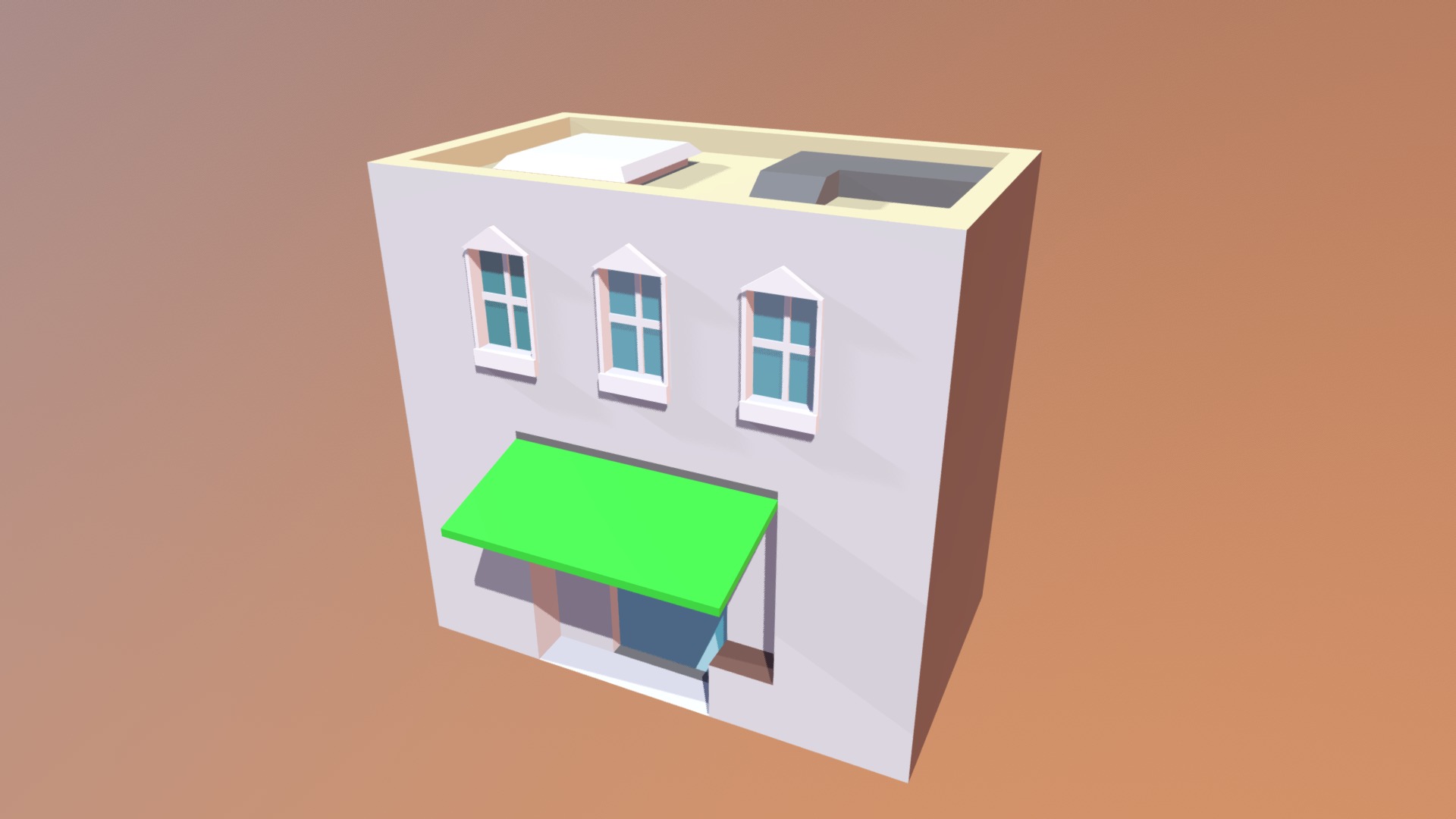 Small Building 1 - 3D model by Tony Hill (@Tony.Hill) [4693e25] - Sketchfab