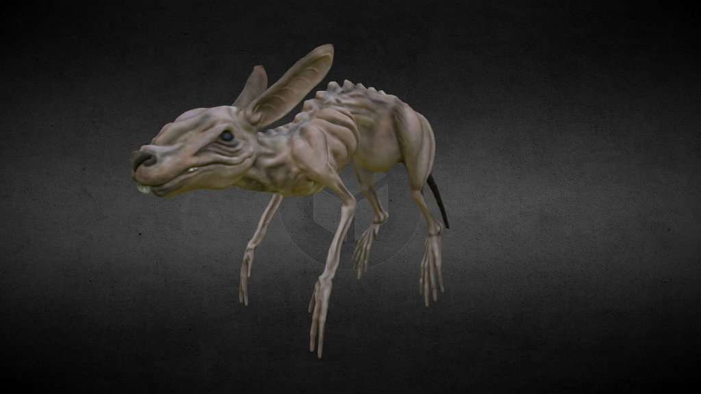 Zombie Rabbit - 3D model by jlmayen [469520c] - Sketchfab