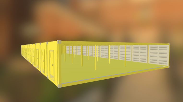 EcoPod™ "Podular" Construction - 3D model by Go Green Mobile Power ...