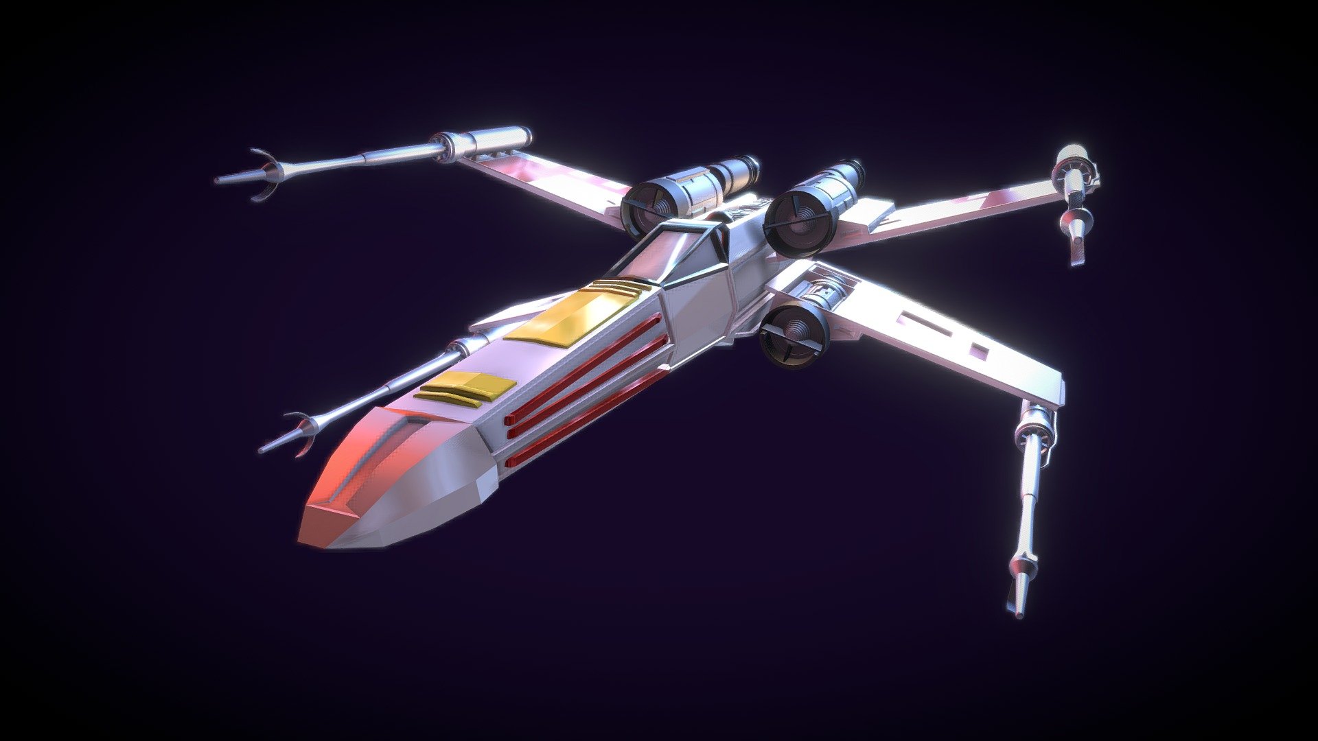X-Wing - 3D model by Alejandro Bravo (@Alejandro_) [4695926] - Sketchfab
