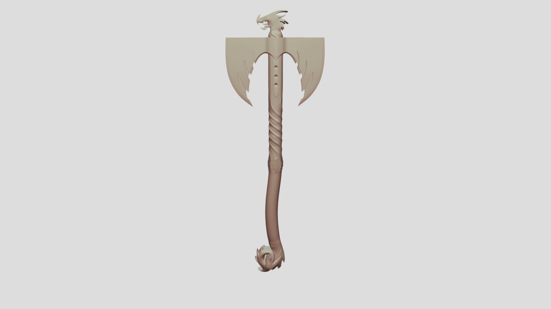 Dragon Axe - Download Free 3D model by Tommy Grazia (@thunder.thoster ...
