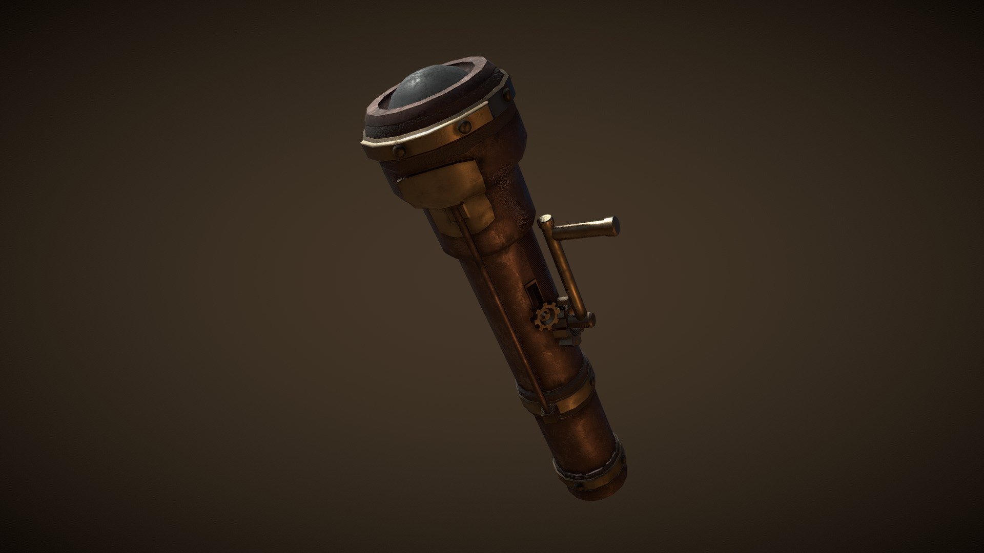 Steampunk Torch/Flashlight - Echo - 3D model by Deerex 🦖 ...