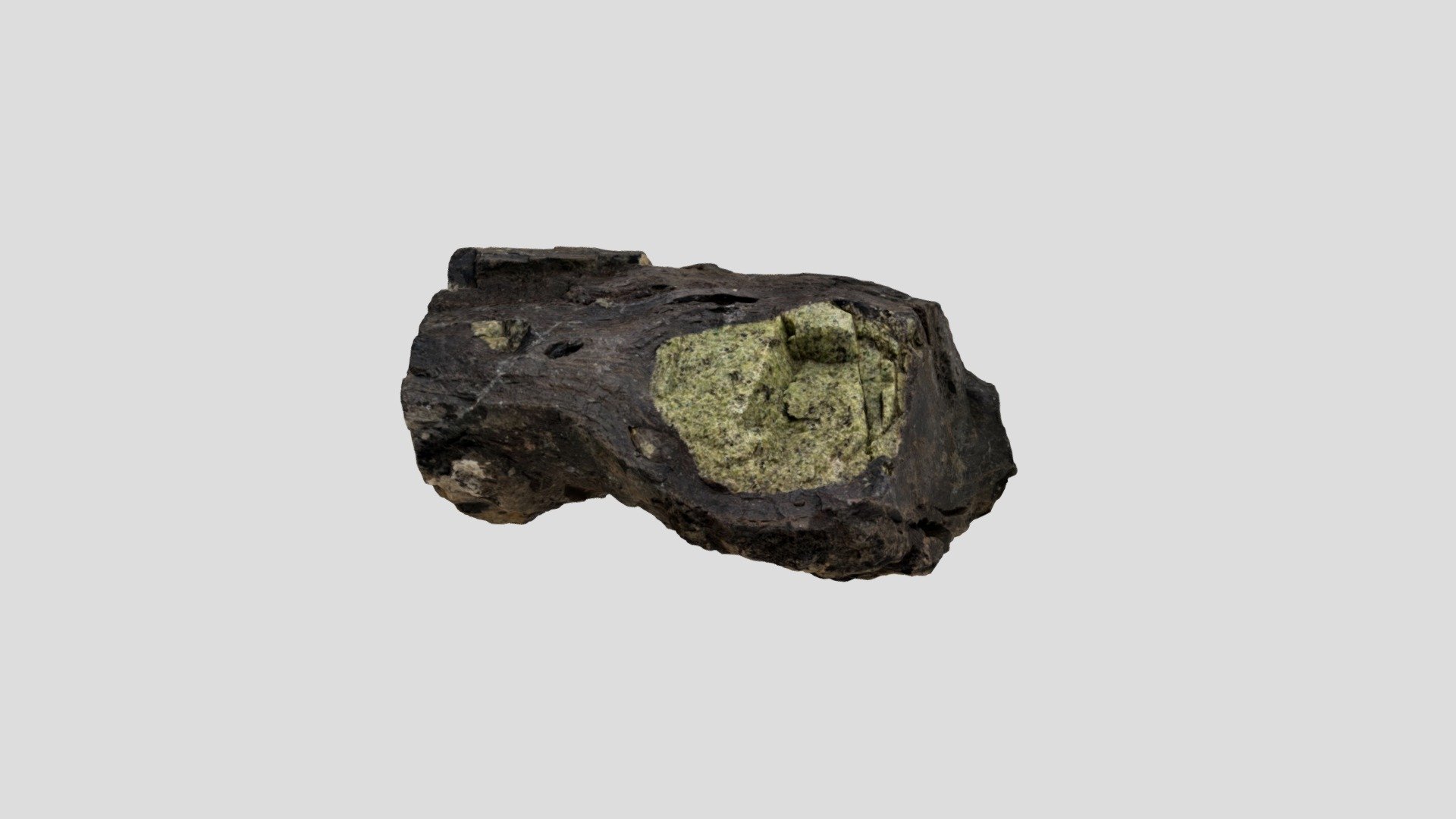 Basalt with peridotite xenolith - 3D model by VolcanoH (@volcanoheather ...