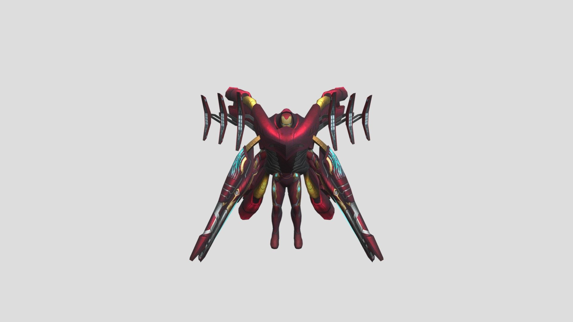 Marvels Future Fight - Iron Man Infinity War - Download Free 3D model ...