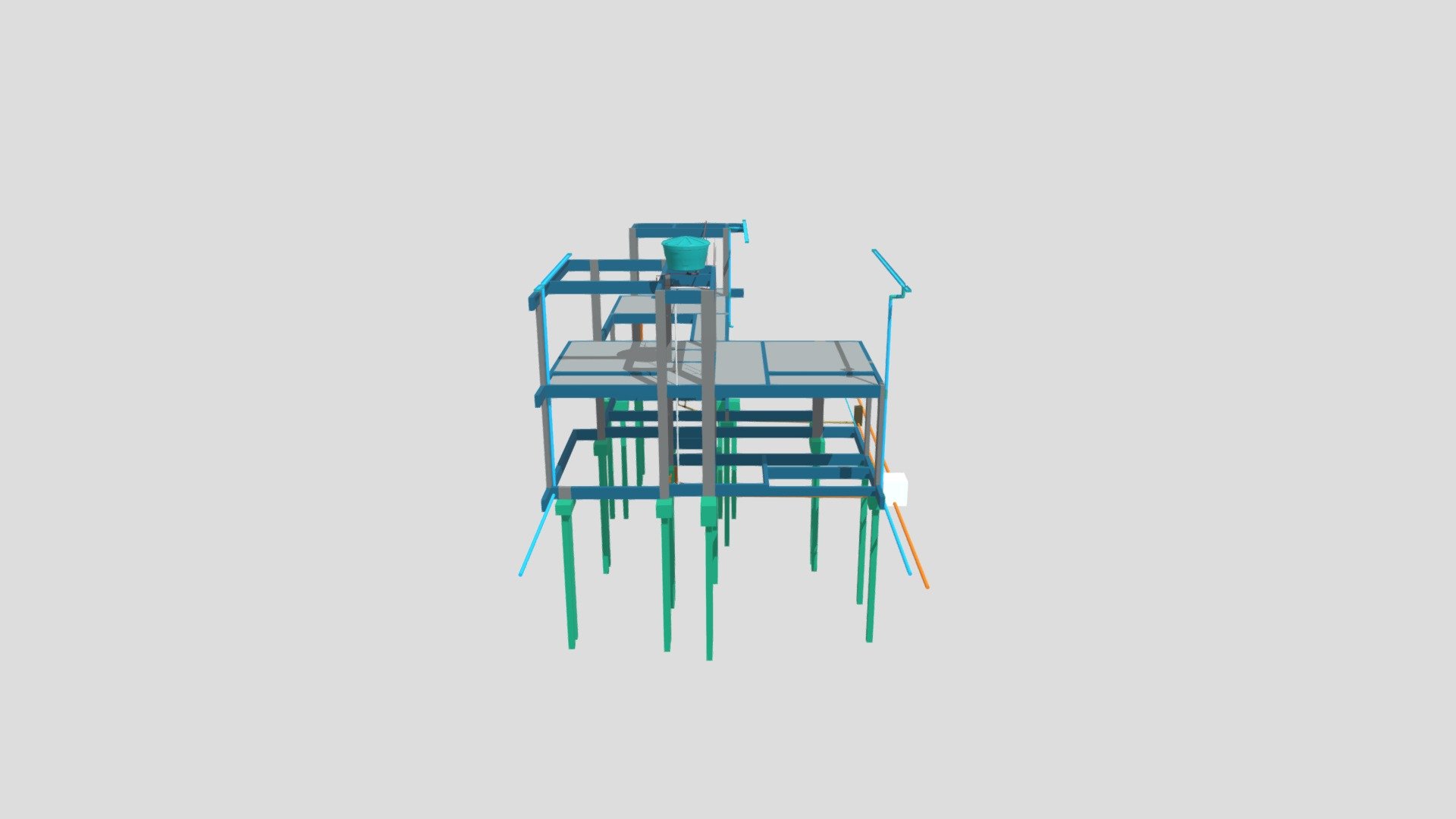 INSTALAÇÕES PREDIAIS EDI E JACKSON - 3D model by Praxis - Projetos de ...