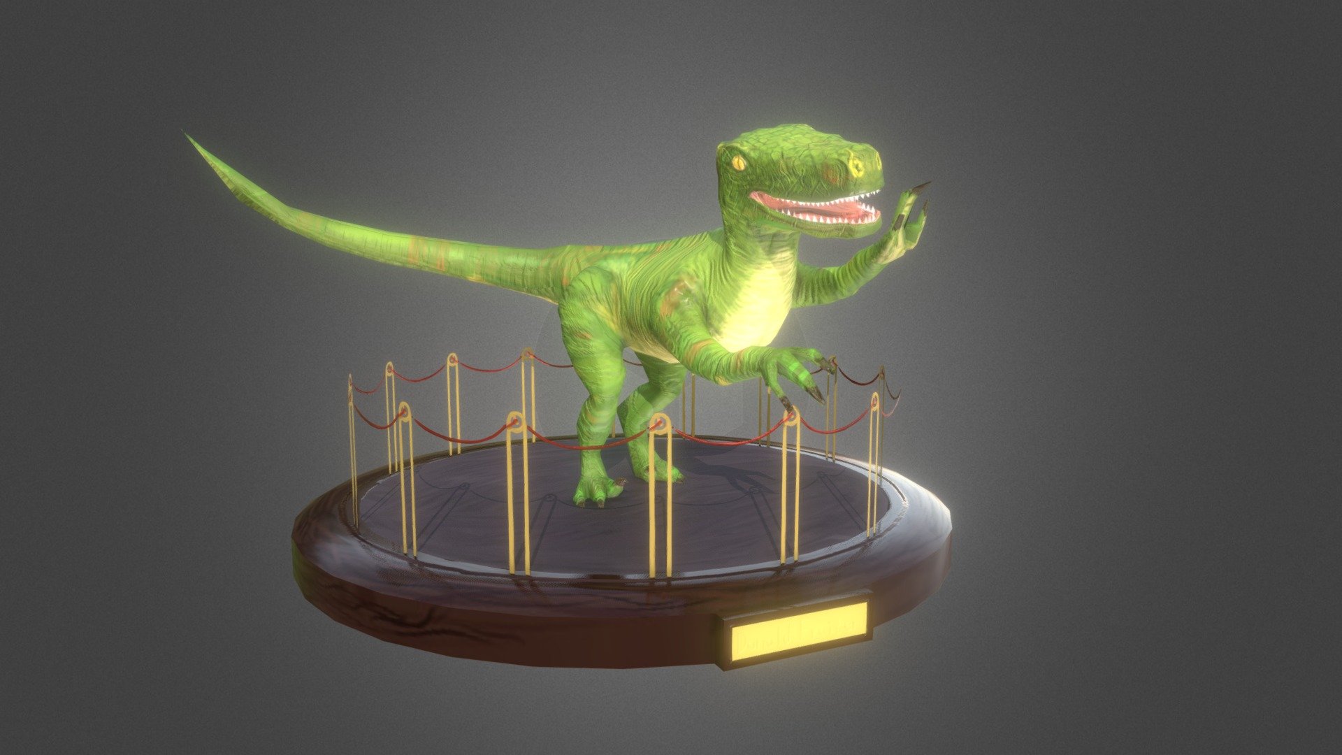 Dinosaur model - Download Free 3D model by vel0cirapt0rs [46991e3 ...