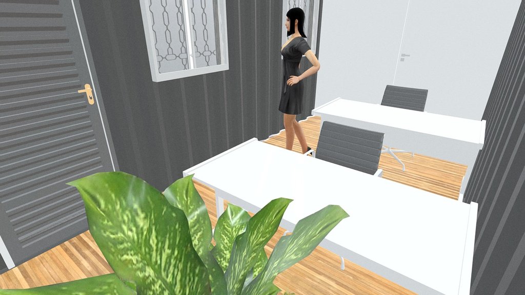 Suíte Simples 20' - 3D model by Multiteiner [469a1c9] - Sketchfab