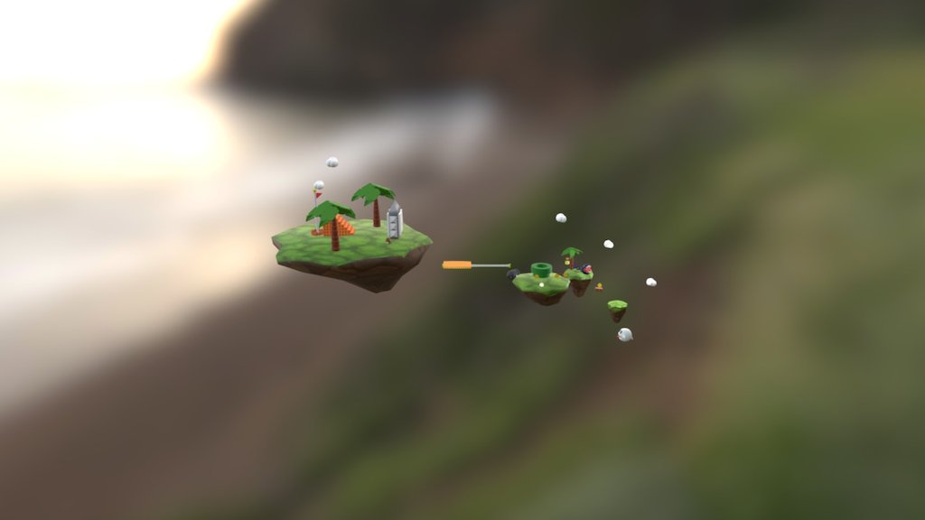 Mario Level - 3D model by Whorthy [469aa04] - Sketchfab