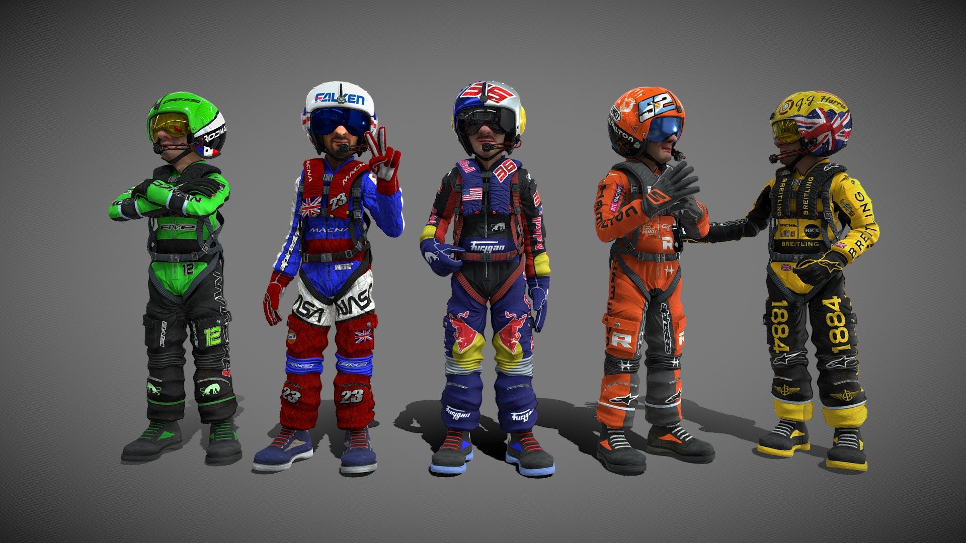 Pilots Air-Racing Toy - 3D model by giobiancoFB [469da24] - Sketchfab