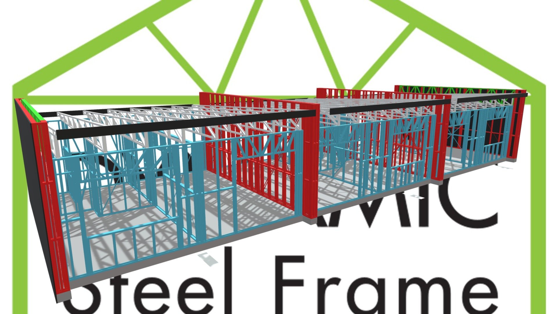 UNITS 8 TO 10 - 3D model by Dynamic Steel Frame (@DynamicSteelFrame ...
