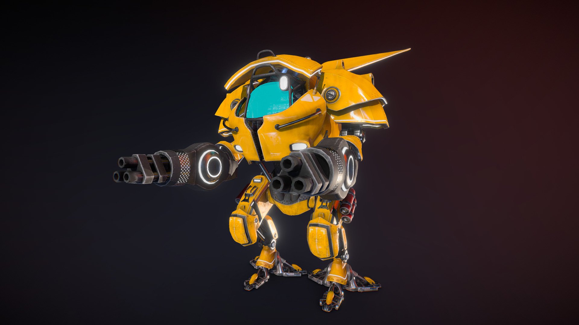 Player Mech v1 - We Might Die - 3D model by Weekend [469ee7c] - Sketchfab