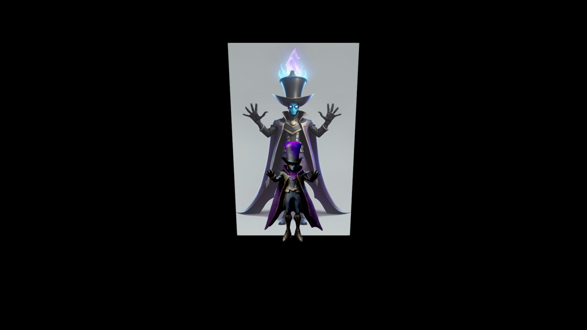 cartoon character of a wizard with a hat and cap - Download Free 3D ...