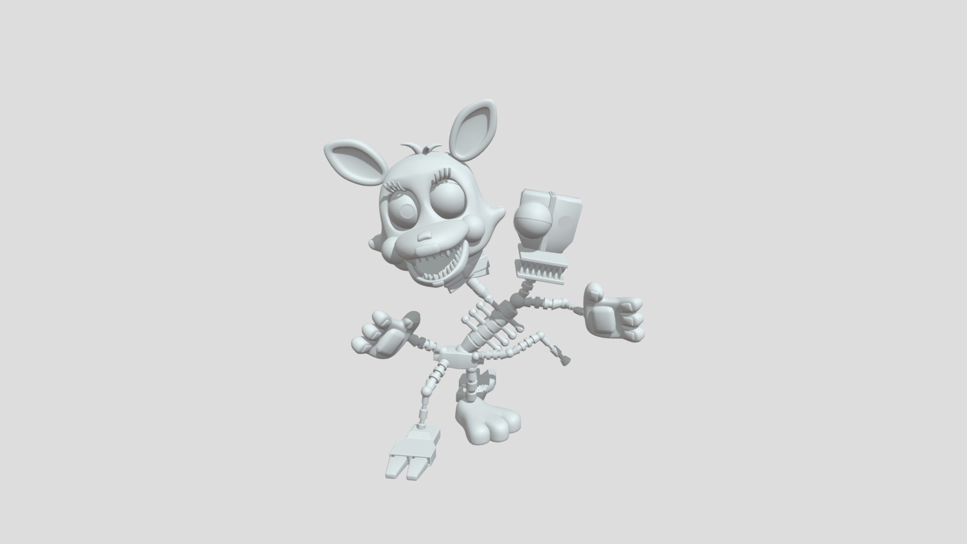 Fnaf Adventure Mangle - 3D model by wilbazzzzzzzzzzm [46a04b6] - Sketchfab