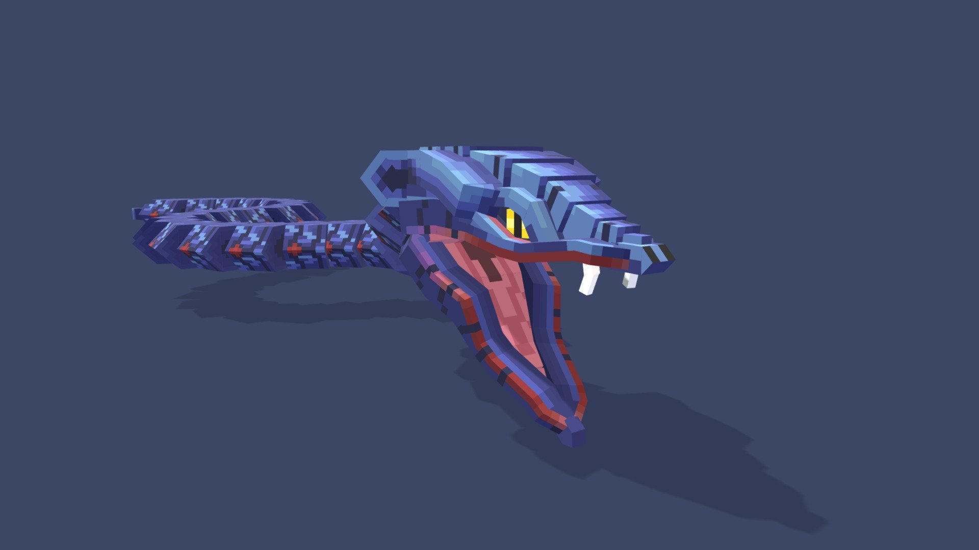 Blue Poison Fangs Kasaka (commission) - 3D model by MSmaug [46a32ff ...