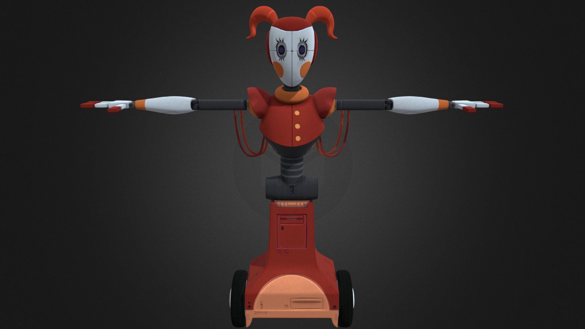 S.T.A.F.F Circus Baby Bot | Security Breach - 3D model by juztandy ...