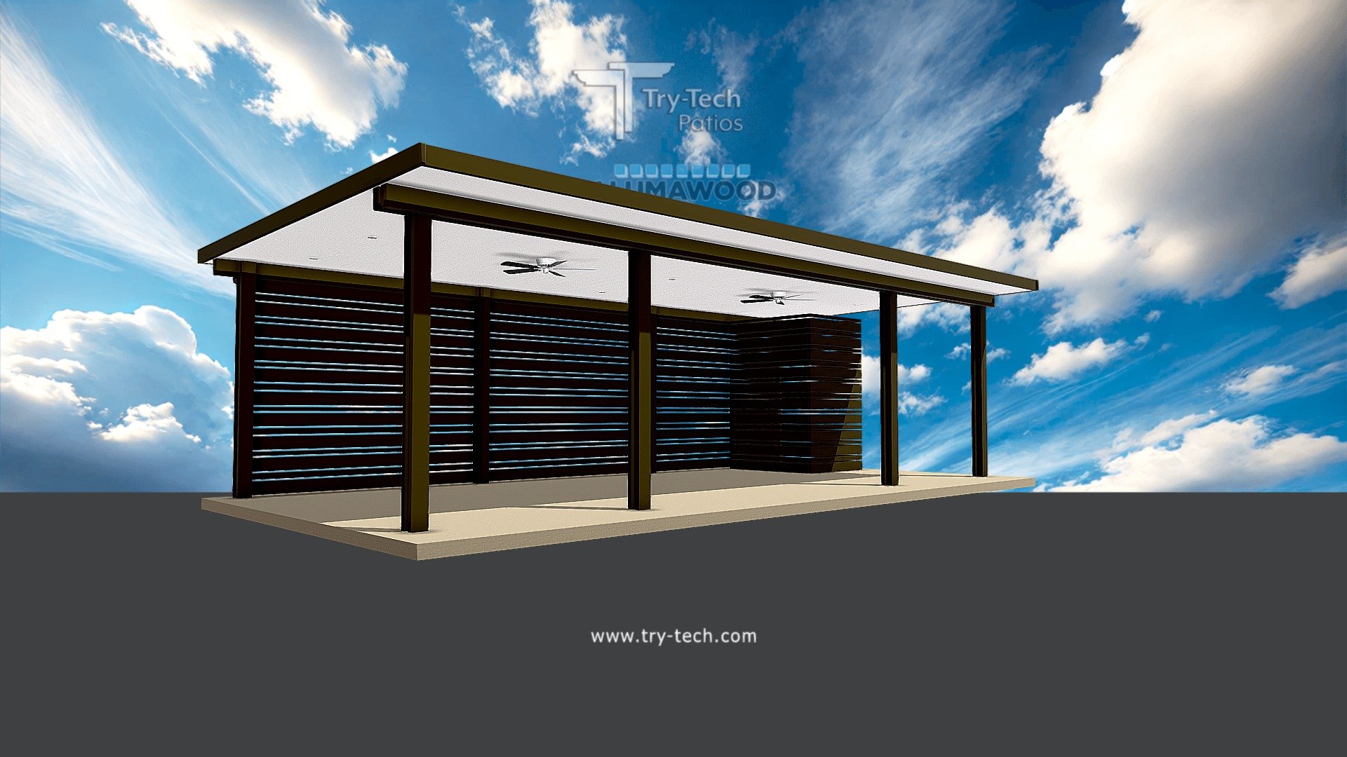 Poolside Patio Cover - 3D model by try-tech [46a3b95] - Sketchfab