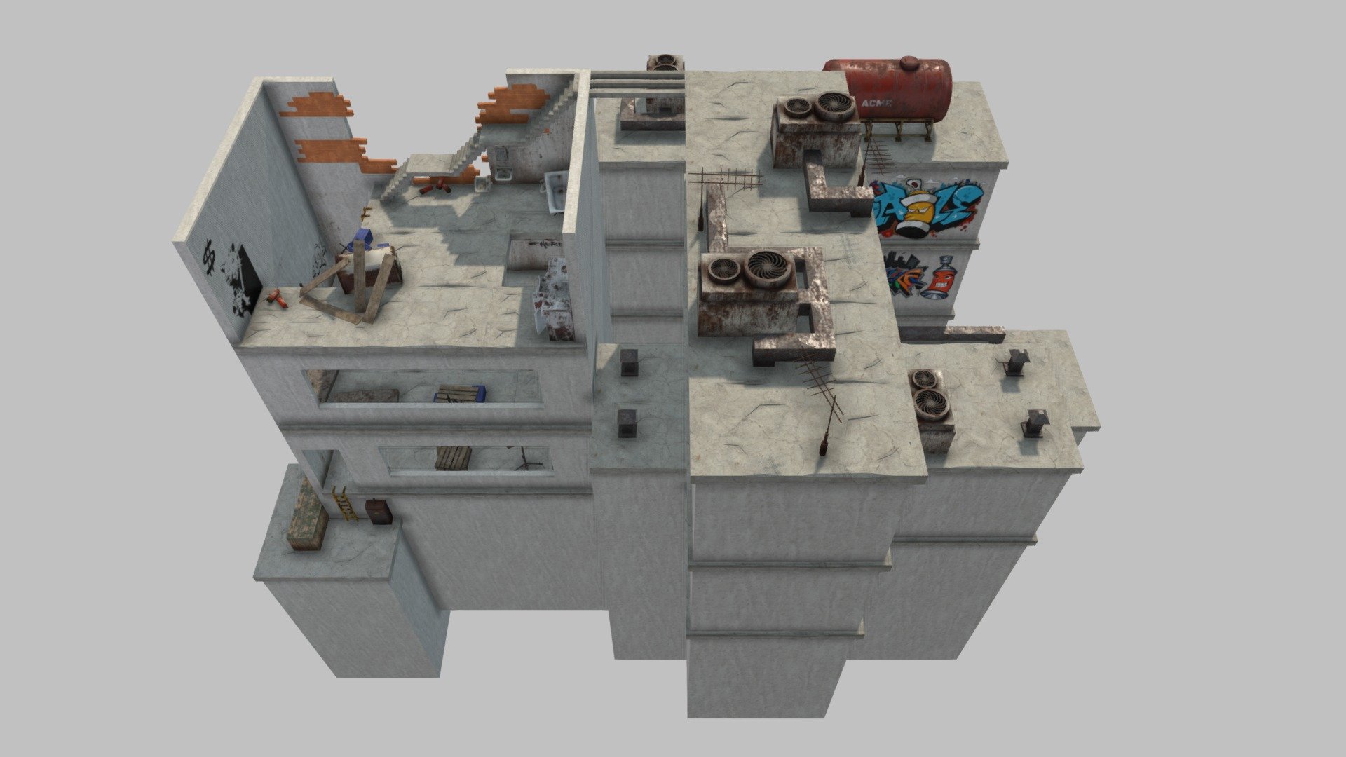 Shooter test - 3D model by i_v_s [46a3d42] - Sketchfab