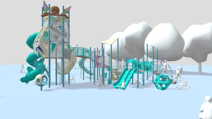 Playground-equipment 3D models - Sketchfab