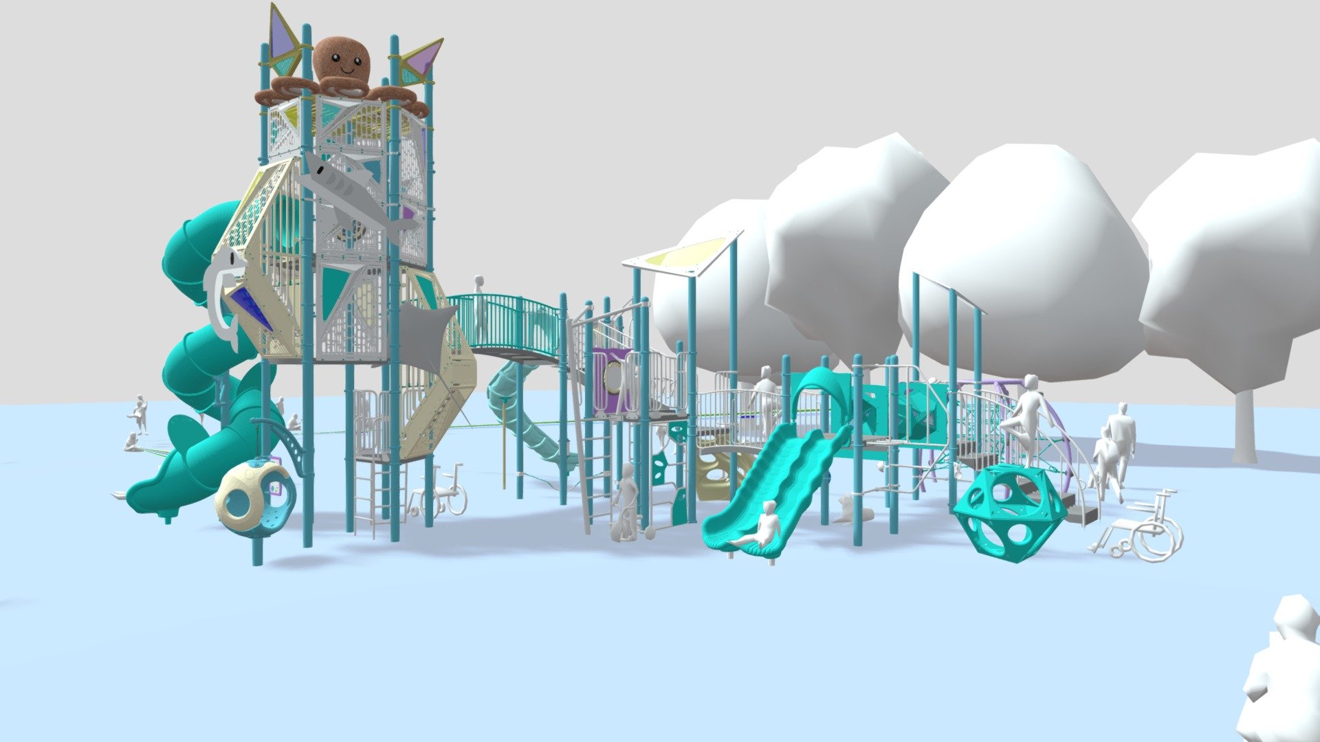 playground design-01 - 3D model by linaliu20161102 [46a5496] - Sketchfab
