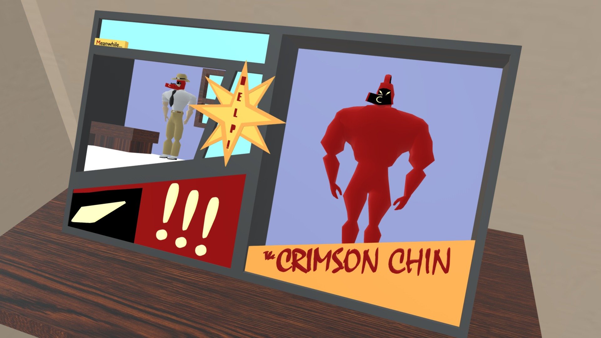 Crimson Chin_Comic - Download Free 3D model by Megatroid [46a67d1 ...