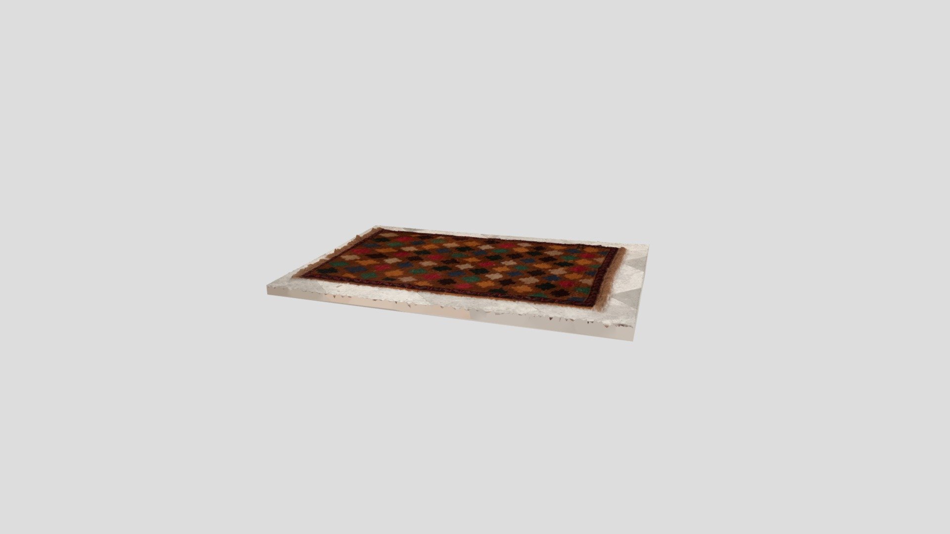 Afghan rug - Download Free 3D model by abdkoala [46a7280] - Sketchfab
