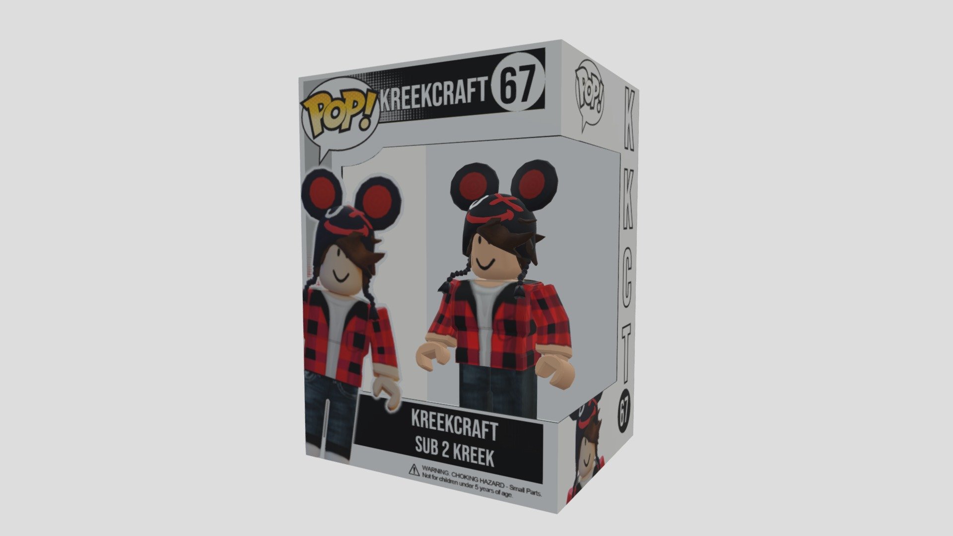 kreekcraft pop figure - 3D model by UmerOMG [46a72b8] - Sketchfab