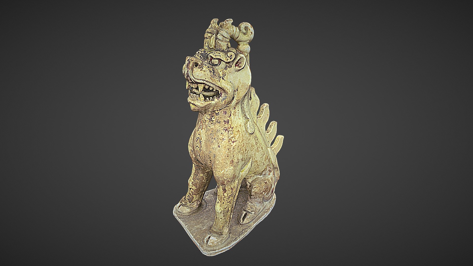 Tang Dynasty Tomb Guardian (Zhenmushou) - Download Free 3D model by ...
