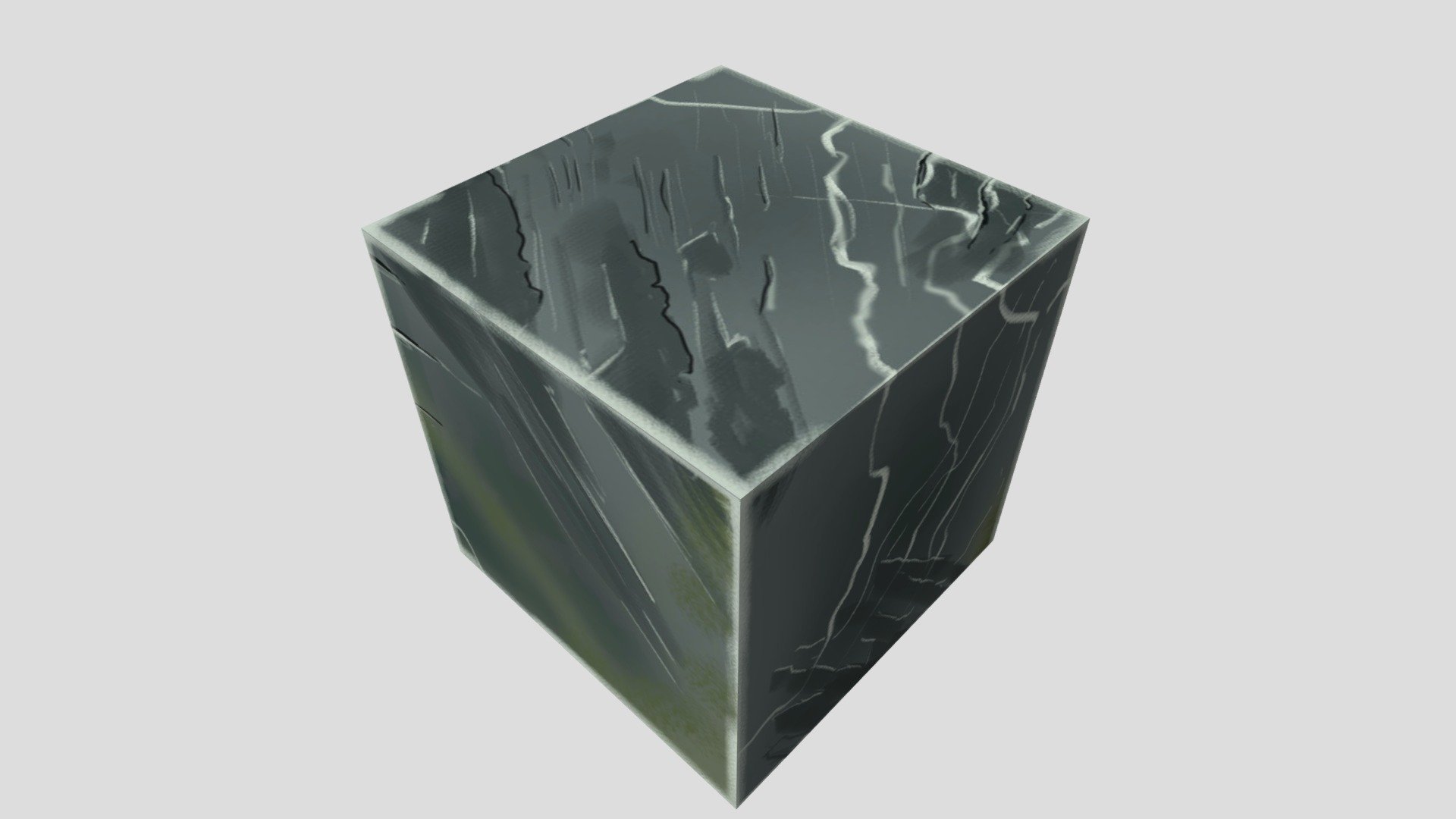 Cube_ Stone - 3D model by Daniel Pelegrin (@DanielPelegrin) [46a8dd3 ...