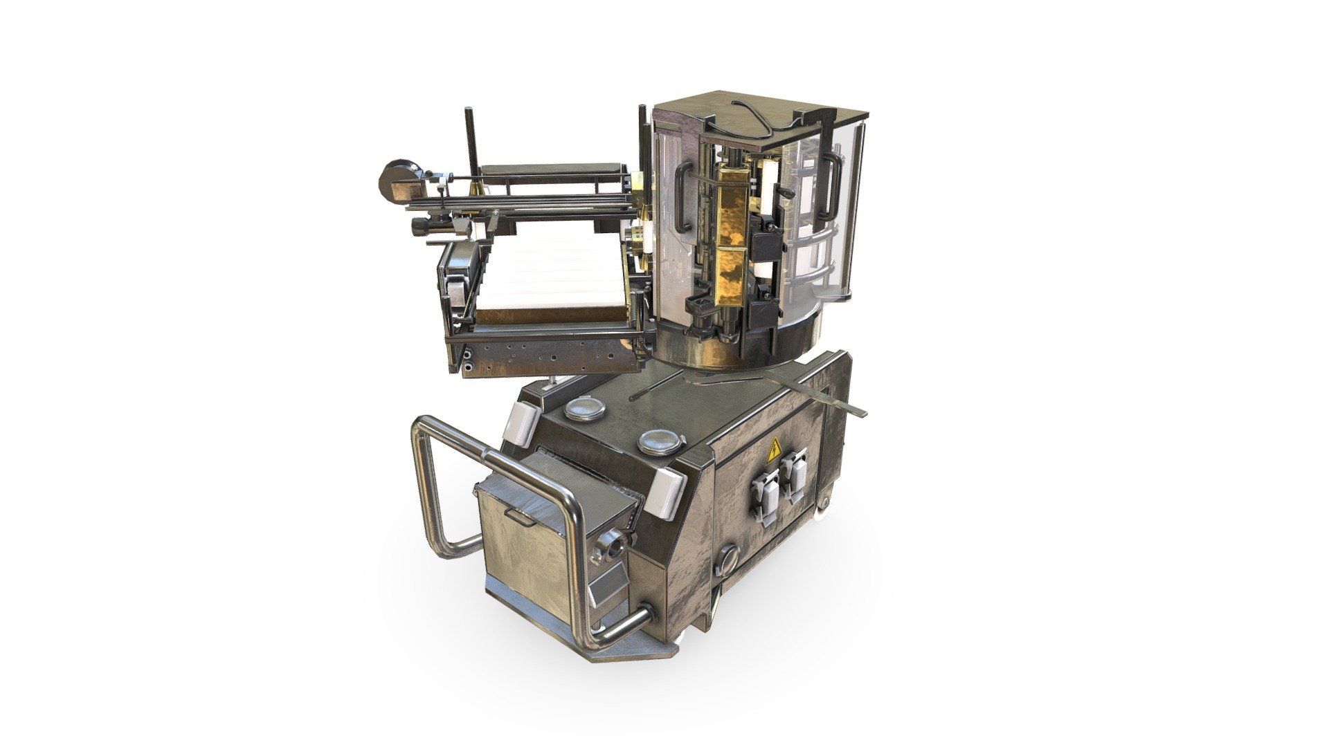 Machine Attachment Cart - 3D model by João Kalva (@joaokalva) [46a94fd ...