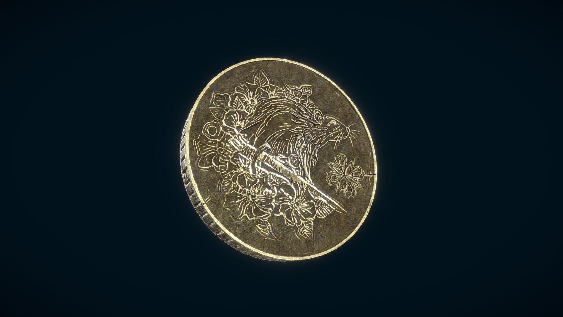 Old Coin - 3D model by mattruszala [46a9b63] - Sketchfab
