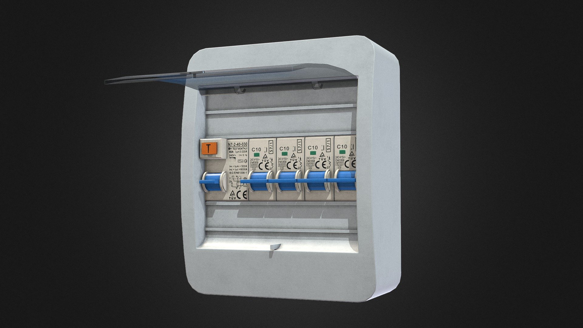 Electric switchgear - 3D model by skibigfx [46aae25] - Sketchfab